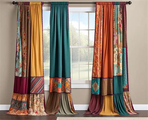 Spruce Up Your Windows With Vibrant Boho Patch Curtains Spruce Up Your Windows With Vibrant Boho Patch Curtains