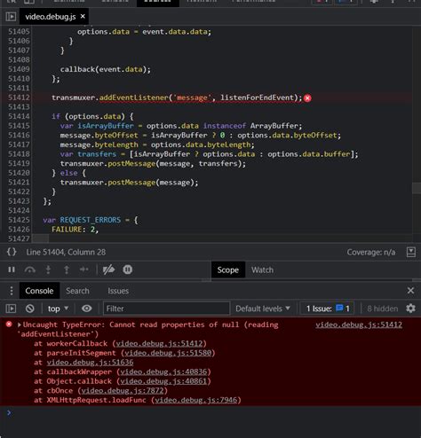 Subtitles Are Not Displaying Typeerror Cannot Read Properties Of Null Reading