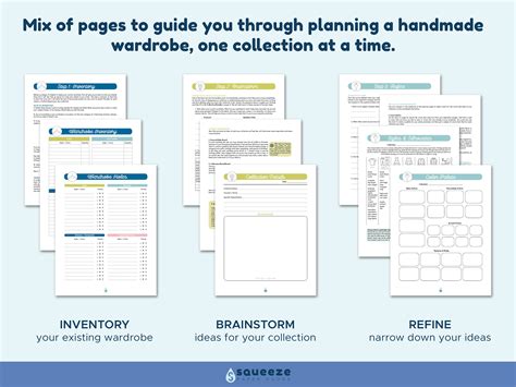 Wardrobe Planning Workbook Pdf Printable Sewing Etsy