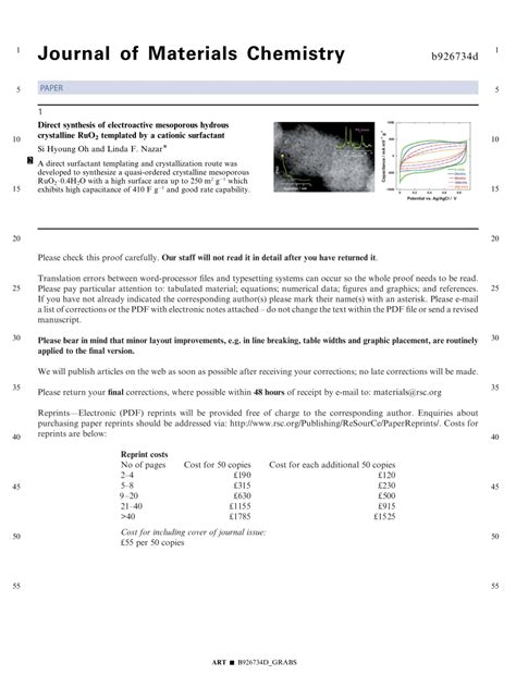 Pdf Direct Synthesis Of Electroactive Mesoporous Hydrous Crystalline Ruo2 Templated By A