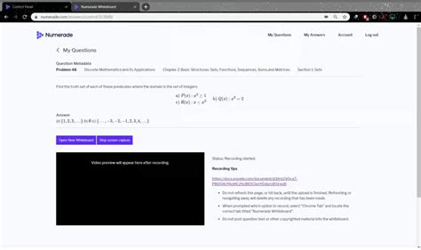find the truth set of each of these predicates where the domain is the