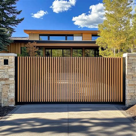 Modern Driveway Gate Designs For Style And Security