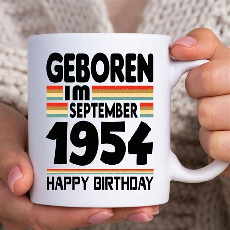 Geburtstagstasse Personalisiert Mit Dem Alter Und Dem Monat