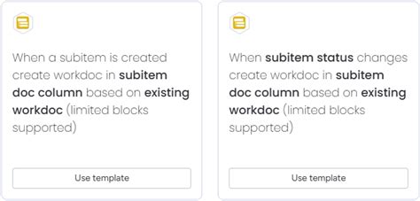 Add Automation To Add Workdocs In Subitem Column Feature Requests Monday Community Forum