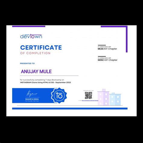 Anujay Mule On Linkedin Completed My 7 Days Bootcamp With Devtown On Instagram Clone Using Html
