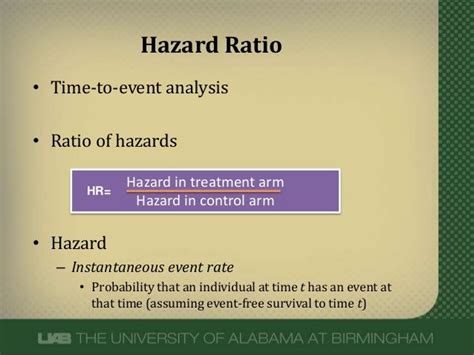 Hazard Ratio In Survival Analysis