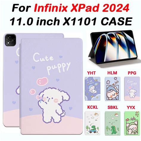 For Infinix Xpad 11 Fhd 2024 Cute Cartoon Style Drop Resistant Casing Infinix Xpad 4g Lte