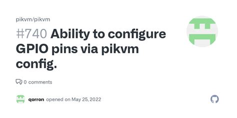 Ability To Configure Gpio Pins Via Pikvm Config · Issue 740 · Pikvm Pikvm · Github