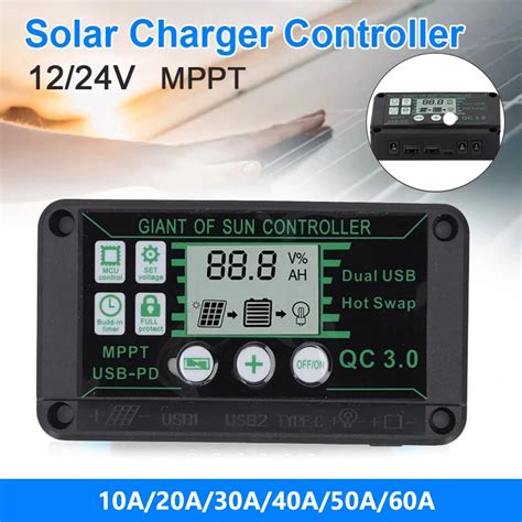 Mppt 12v 24v Usb