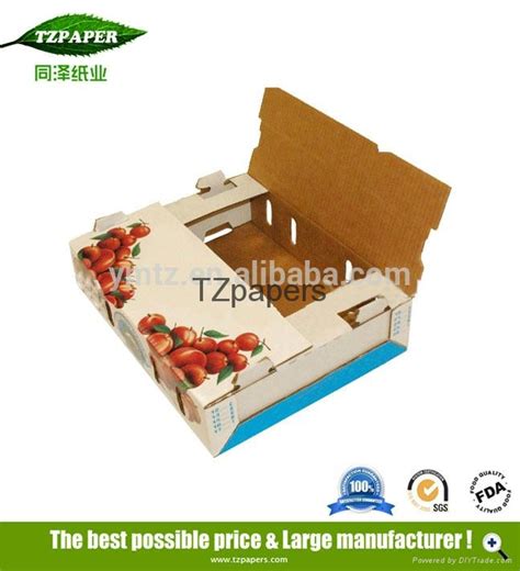Tz Papers Customized Fruit And Vegetable Wax Carton Box China