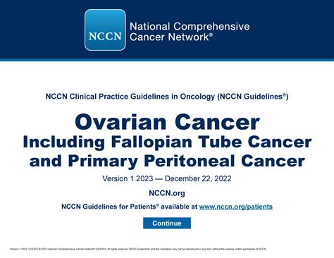 Nm Ovario Nccn Nccn Clinical P Ractice Guidelines In Oncology Nccn Guidelines