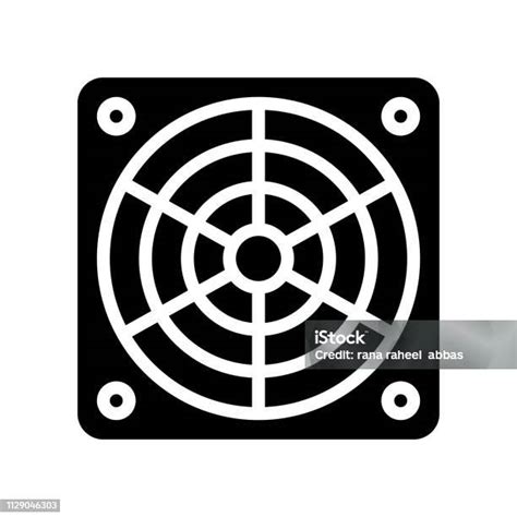 배기 팬 벡터 일러스트 레이 션 격리 된 단단한 스타일 아이콘 돌기에 대한 스톡 벡터 아트 및 기타 이미지 돌기 바람
