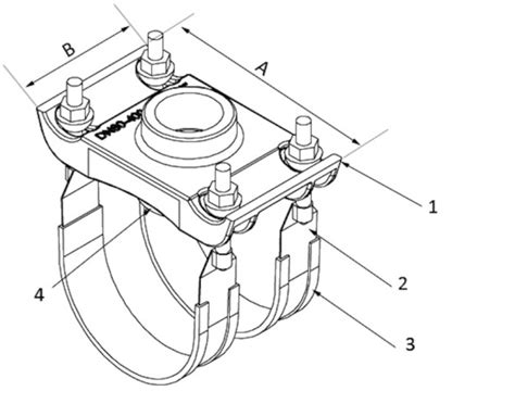 Tapping Saddle Ductile Iron Pipe Fitting And Valve Factory Directly Sale