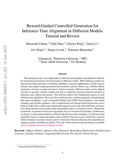 Pdf Reward Guided Controlled Generation For Inference Time Alignment