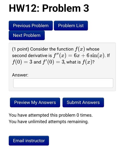 solved 1 point consider the function f x whose second