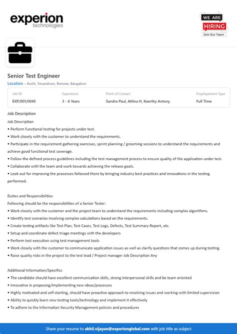 Akhil P Vijayan On Linkedin Hiring Testengineer Job Opportunity