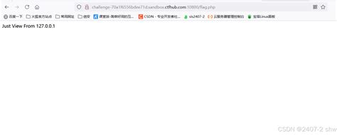 ctfhub ssrf过关攻略 hackhub攻略 csdn博客