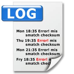 Log File Icons Iconshock