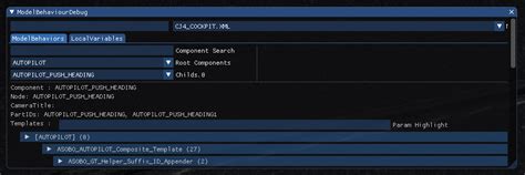 MSFS Developer Mode Model Behavior Dialog And Console Window MobiFlight MobiFlight