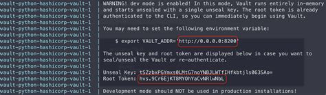 Interacting With Hashicorp Vault Using Python