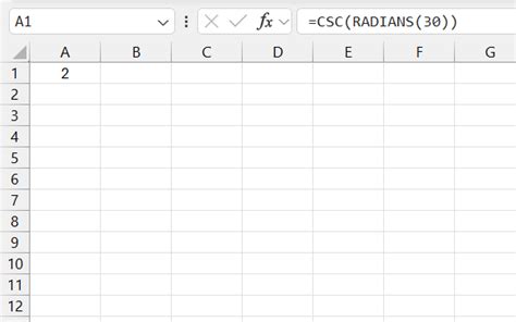 The Ultimate Guide To Csc Function In Excel Myexcelonline