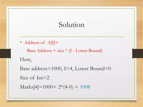 One Dimensional Array Ppt