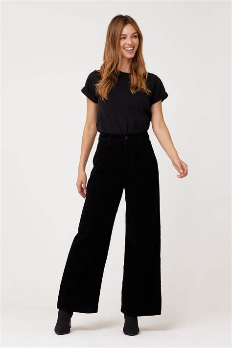Lorna Wide Leg In Black Ruby Siwy