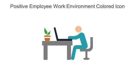 Positive Employee Work Environment Colored Icon In Powerpoint Pptx Png And Editable Eps Format