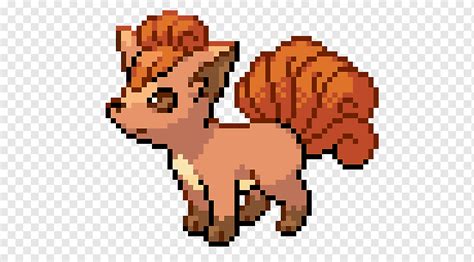 Vulpix Sprite Ninetales Pixel Art Pokémon Diamond And Pearl Sprite