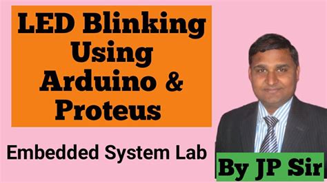 Led Blinking Using Arduino And Proteus Led Blinking Youtube