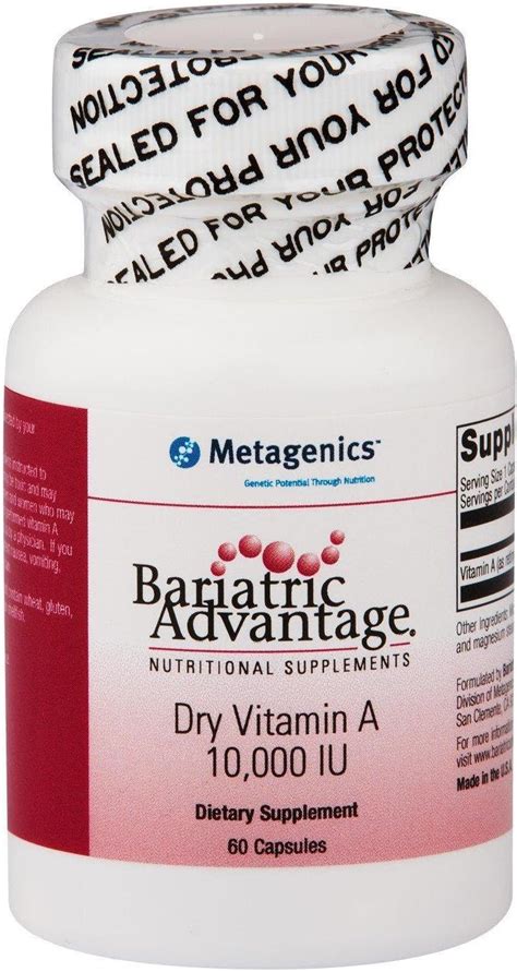 Bariatric Advantage Vitamin A Capsules 3000 Mcg 60