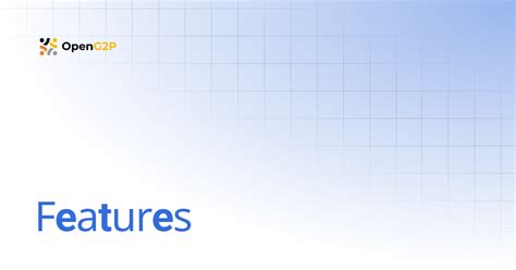 Features Openg2p Docs