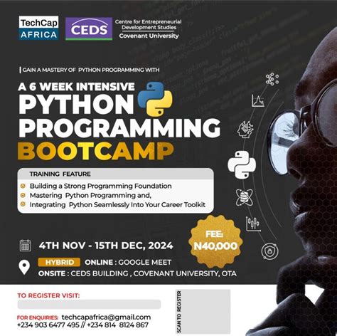 Buy Python Programming Bootcamp 2025 By Cu Ceds On Selar