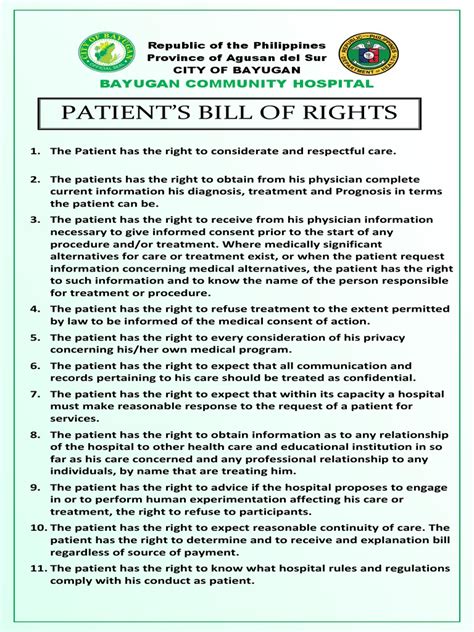 Patients Bill Of Rights Pdf