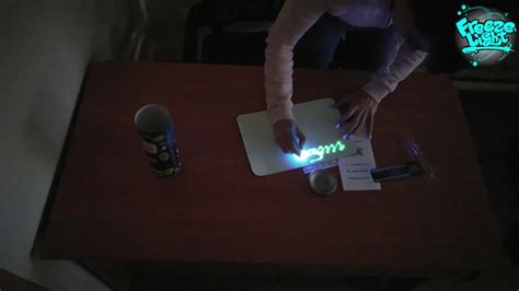 Рисуй светом Гибкий планшет в тубусе Freeze Light A4 Youtube