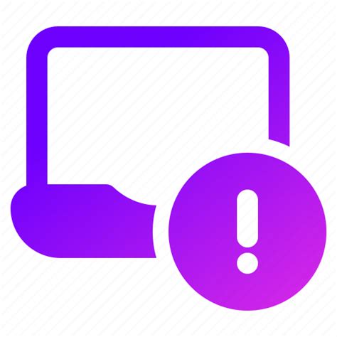 Laptop Warning Malware Hacker Alert Icon Download On Iconfinder