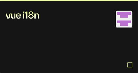 Vue I18n Codesandbox