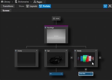 Step 3 Create User Interface Structure Kanzi Framework 396 Documentation