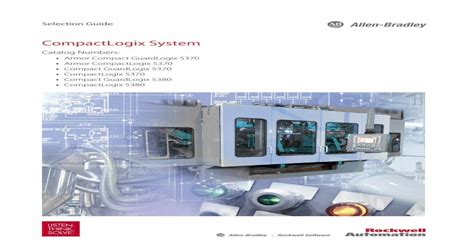 Pdf Compactlogix Controller System Selection Guide Dokumen Tips