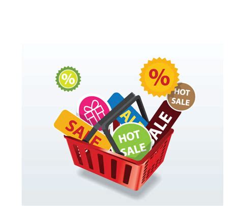 쇼핑 카트 판매 라벨 Ai Eps Uidownload