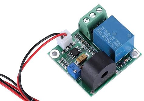 20hz 400hz 12v 0 5a Ac Current Detection Sensor Relay Module With