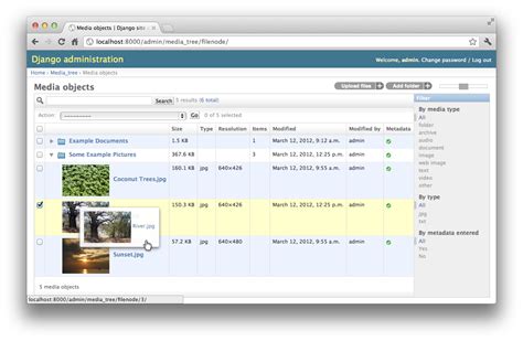 Django Media Tree Documentation — Django Media Tree 080 Documentation