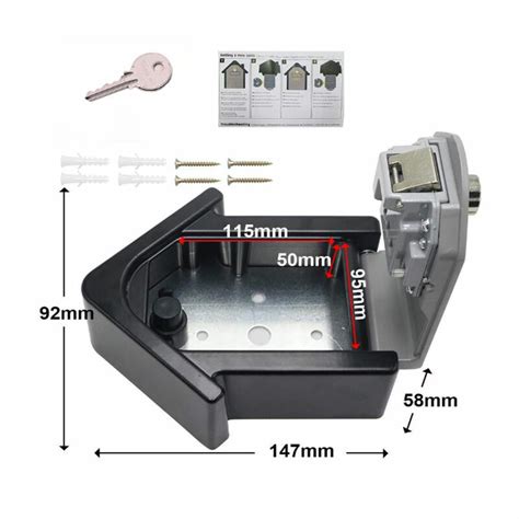 가정용 대형 도난 방지 및 도난 방지 암호 키 박스 보안 잠금 장치 금속 보관함 다용도 열쇠 보험 금고