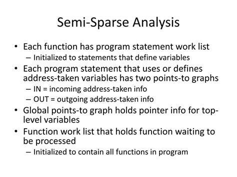 Ppt Semi Sparse Flow Sensitive Pointer Analysis Powerpoint Presentation Id2158354