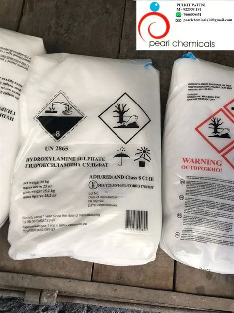 Hydroxylamine Sulphate Industrial 99 At ₹ 130kg In Mumbai Id