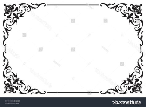 Flourish Border Vector At Collection Of Flourish