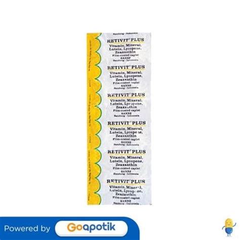 Jual Retivit Plus Strip 10 Kaplet Shopee Indonesia