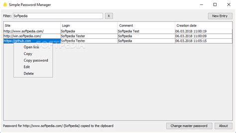Simple Password Manager Download Free Windows 1 5 Softpedia