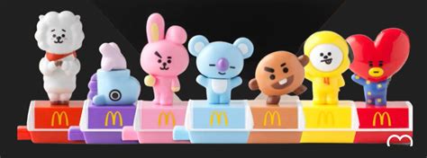 Bts X Bt21 Limited Edition Mcdonalds Collector Figurine Kpop Omo
