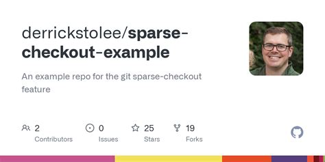 Github Derrickstolee Sparse Checkout Example An Example Repo For The Git Sparse Checkout Feature